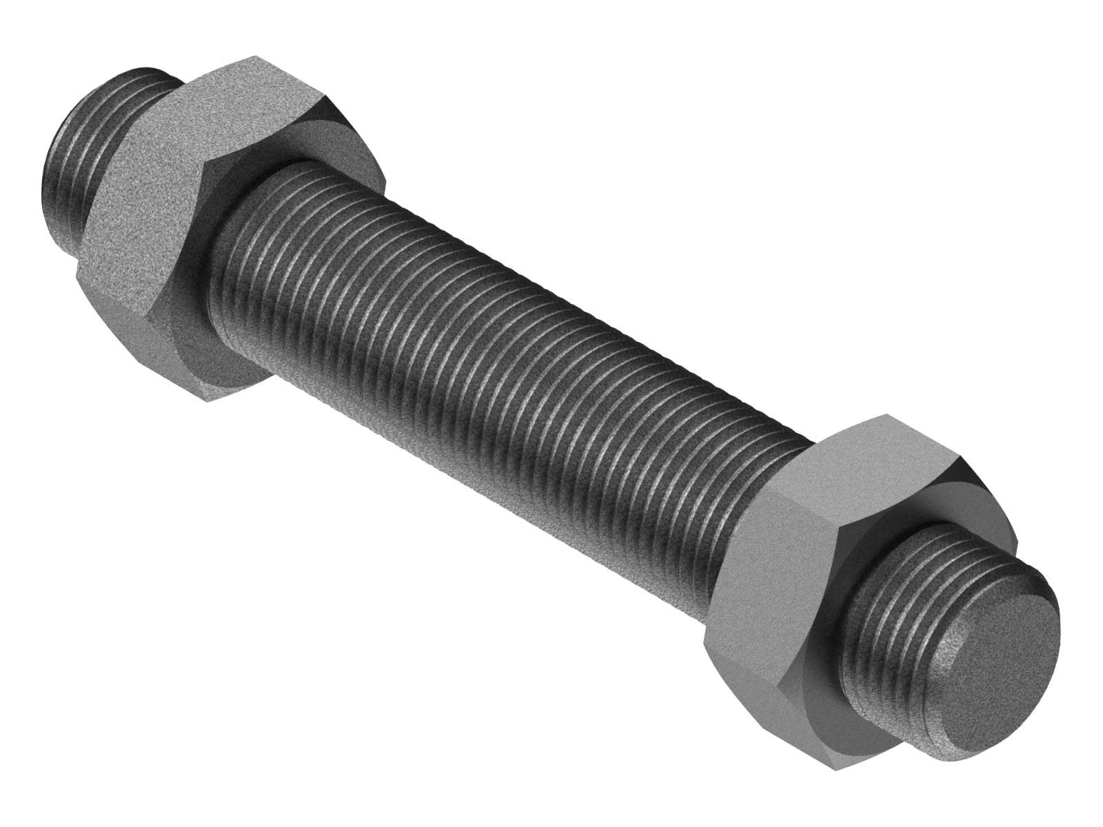 Threaded Studs 5/8-11 x 4-1/2 in A193 B8 AISI 304 SS