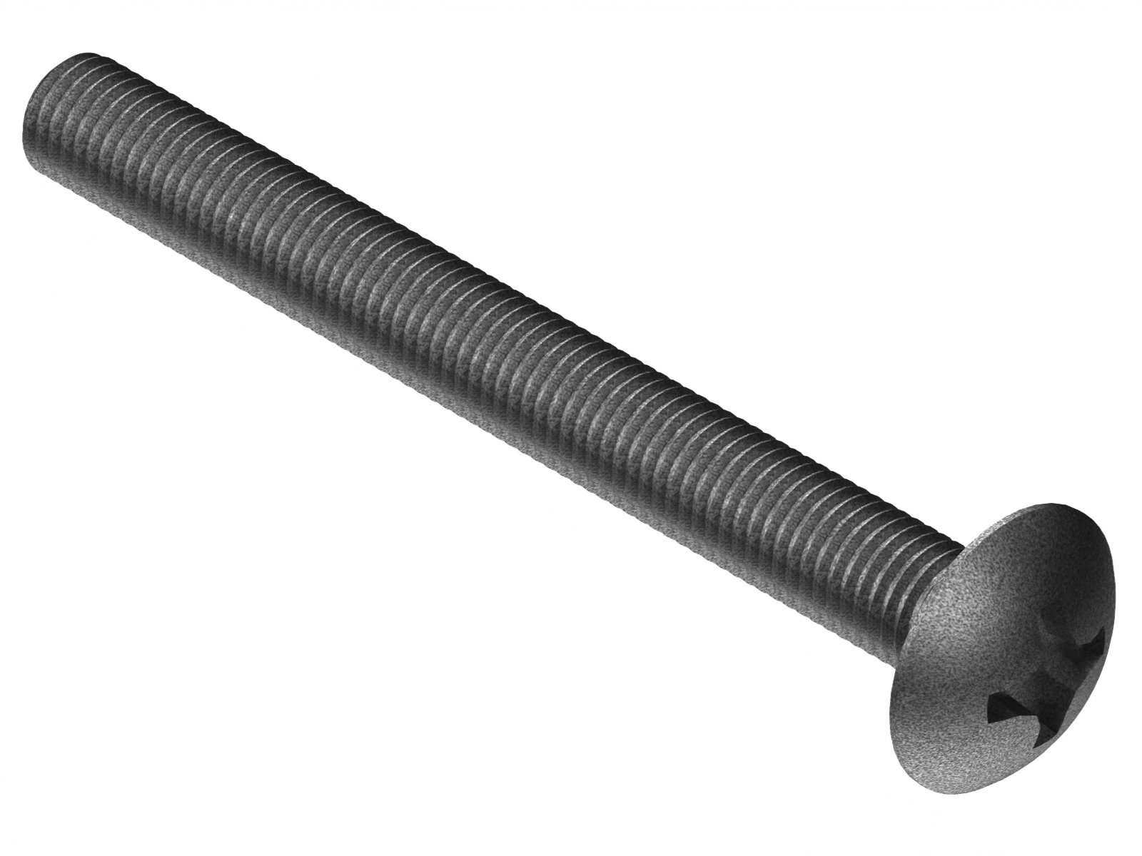 Truss Head Machine Screws #10-32 x 1/2 in Steel