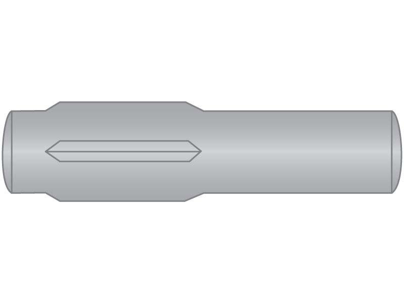 Groove Pin 1/8 x 1/2 Type H 300 Series Stainless Steel
