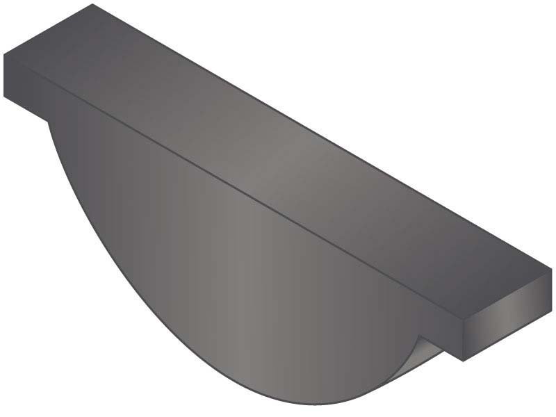 Hi-Pro Machine Key 1/4 x 1 Carbon Steel