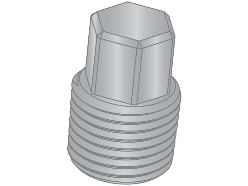 Plug, Pipe M10 HX HD SM DIN 909/158 S6PV