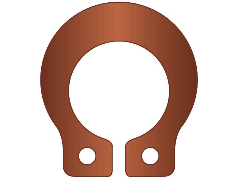 Grip Retaining Ring External 3/16 Copper