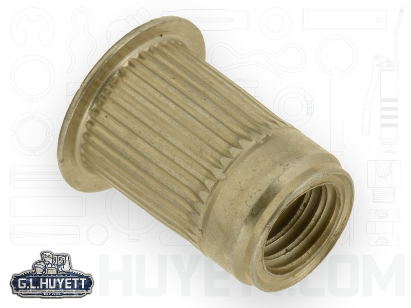 AVK Threaded Insert Knurled AL 3/8-16 x 312 ZY Triv OE