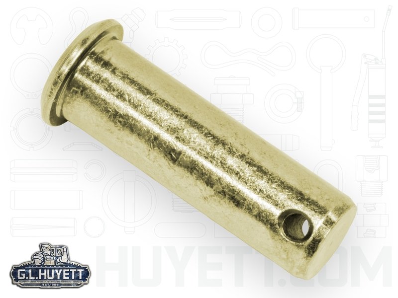 Clevis Pin 16 x 50 mm Low Carbon Steel Zinc Yellow DIN1434