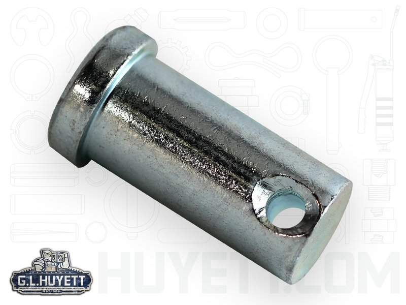 ITW Clevis Pin 1/2 x 1 Low Carbon Steel Zinc Clear