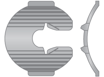 Radially Installed Retaining Rings
