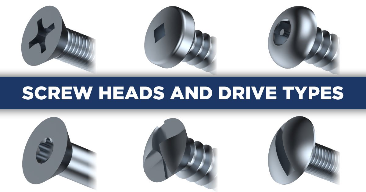 Screw Head and Drive Types Blog Hero Image