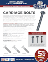 Huyett Carriage Bolts Flyer